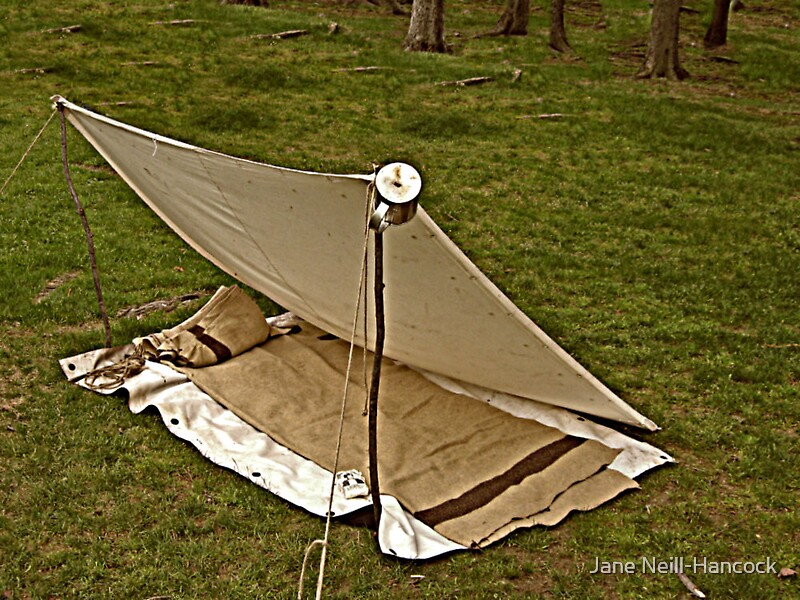 "Replica of a Civil War Soldier's Tent" by Jane Neill-Hancock | Redbubble
