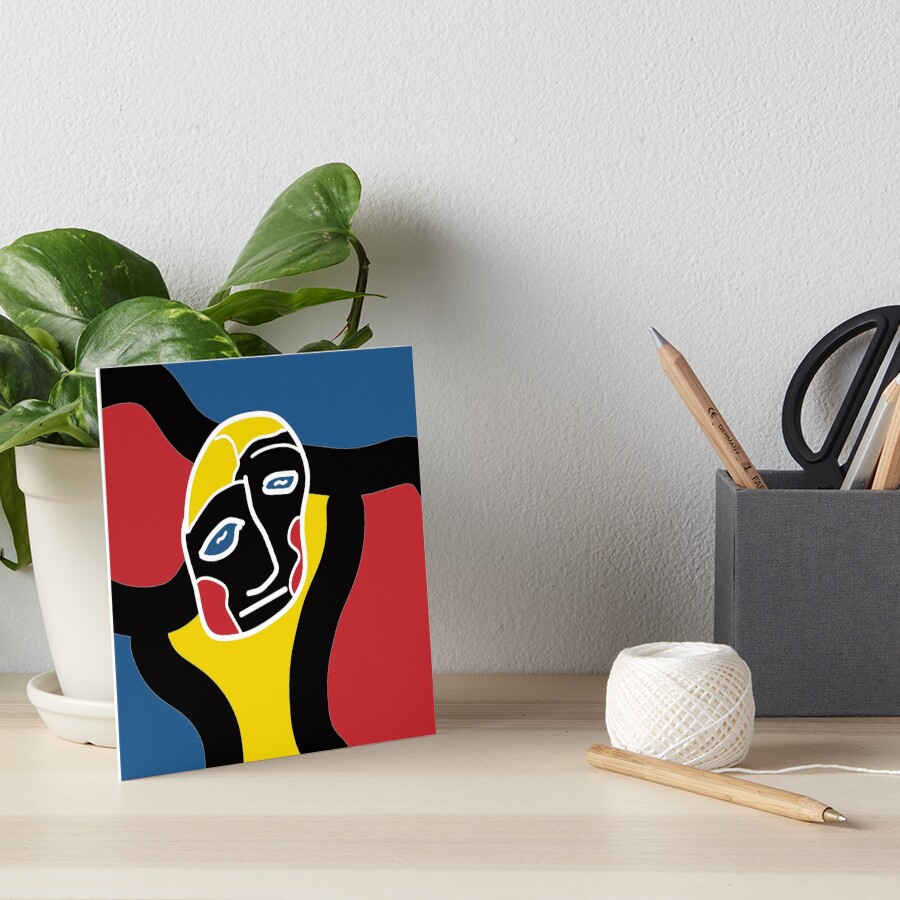 "Squiggly Bob with Squiggly background" Art Board Print by Gracie ...