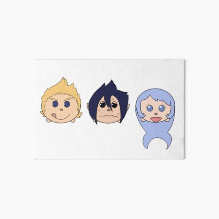 "Cute Big Three Chibi" Art Board Print for Sale by haha-what | Redbubble