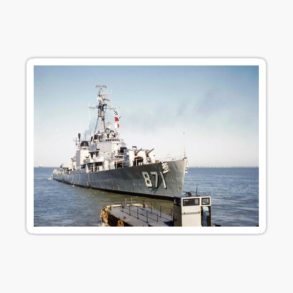 "USS DAMATO (DD-871) SHIP'S STORE" Sticker by militarygifts | Redbubble