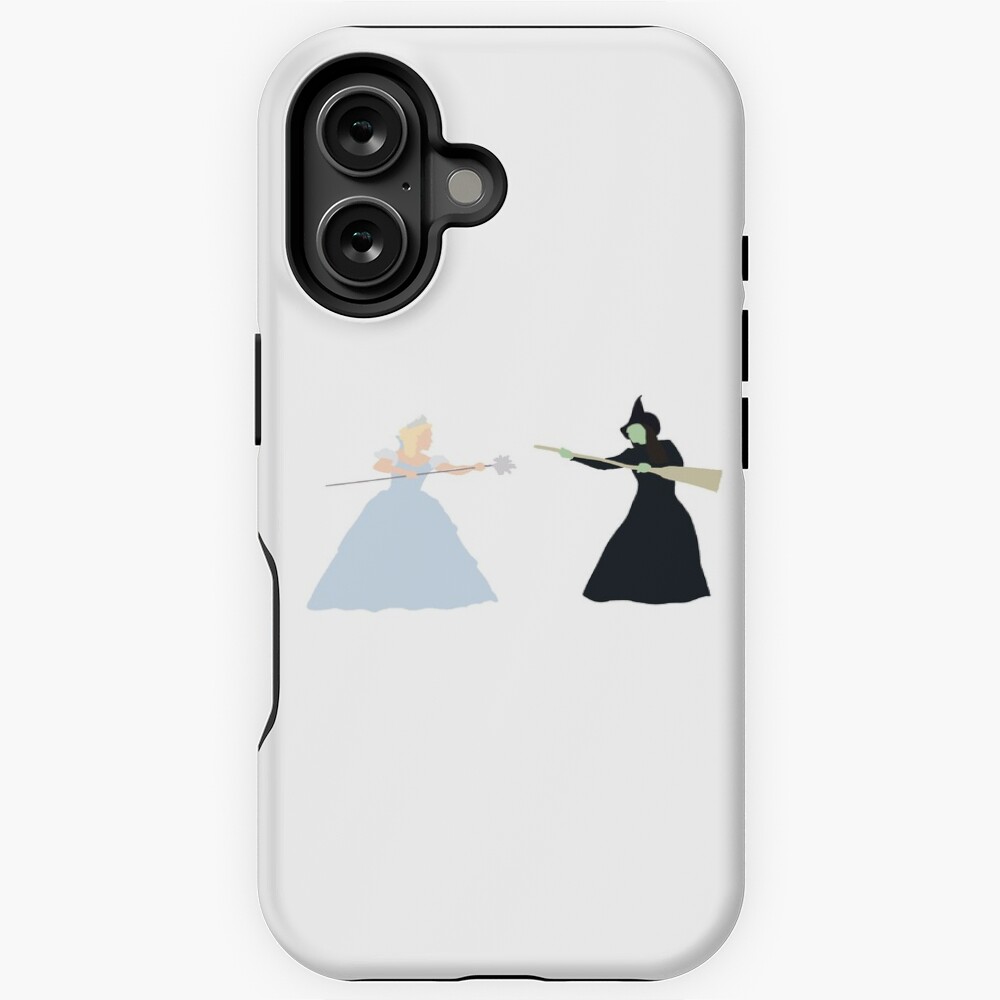 "Wicked- Glinda and Elphaba Silhouette" Greeting Card for Sale by ...