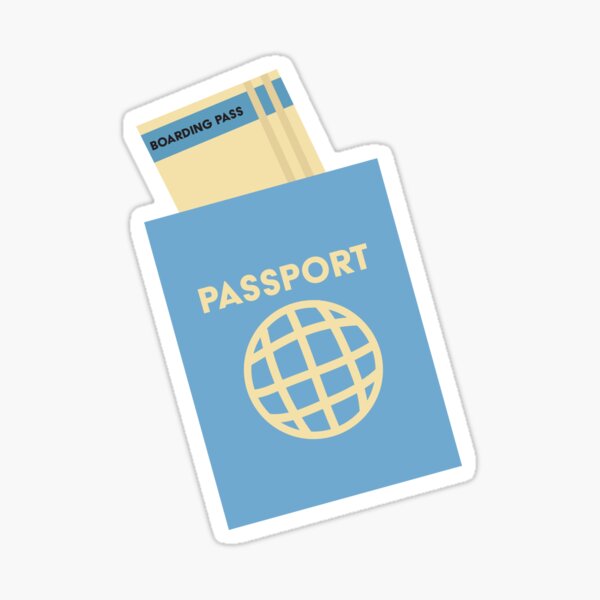 "passport" Sticker for Sale by keeganemma | Redbubble
