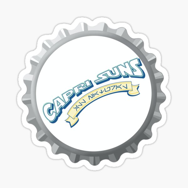 "Capri Suns" Sticker for Sale by Imagination-Huh | Redbubble