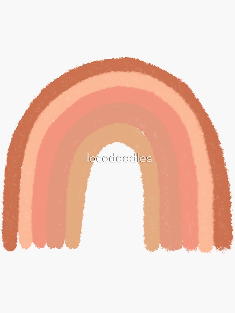 "Skin tone rainbow" Sticker for Sale by locodoodles | Redbubble