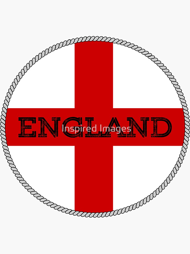 "England George Cross Flag " Sticker for Sale by ImageMonkey | Redbubble