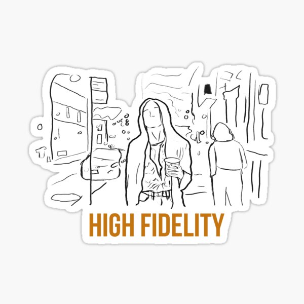 "High Fidelity Art" Sticker for Sale by jsneddie | Redbubble
