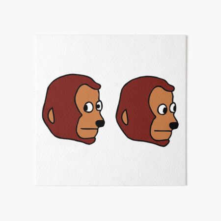 "Awkward Look Monkey Puppet Meme" Art Board Print for Sale by BeerBro ...
