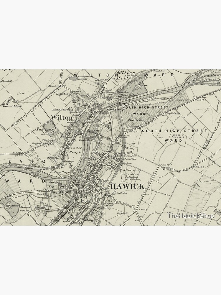 "206 Vintage Hawick Map" Art Print for Sale by TheHawickShop | Redbubble