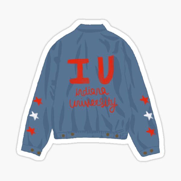 "IU Jacket" Sticker by made-by-kendall | Redbubble