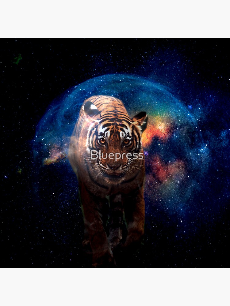 "Tiger Power Animal " Sticker by Bluepress | Redbubble