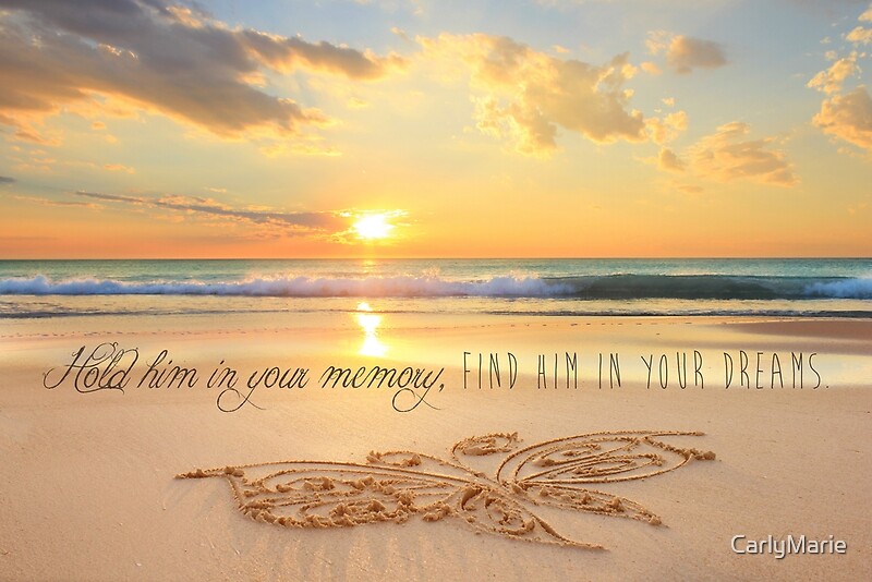 "Find Him In Your Dreams" by CarlyMarie | Redbubble