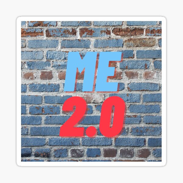 "ME 2.0" Sticker by vasudevan | Redbubble