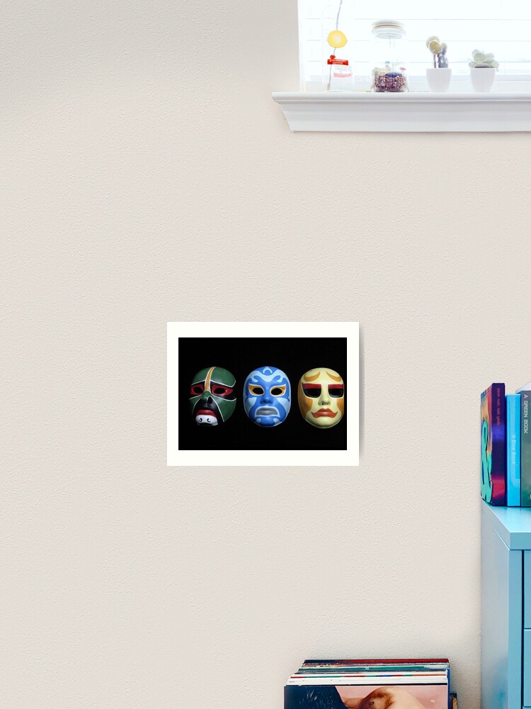 "3 ninjas masks" Art Print for Sale by Breaker1985 | Redbubble