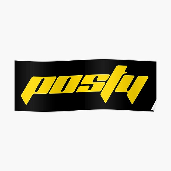 "Posty Yellow Design" Poster by hanbre001 | Redbubble