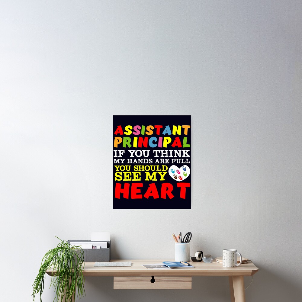 "Assistant Principal Appreciation Cute" Poster for Sale by mmos | Redbubble
