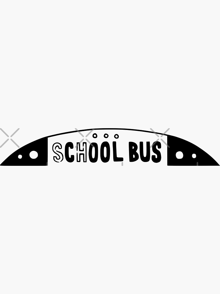 "Cool Bus" Sticker by G00dlands | Redbubble