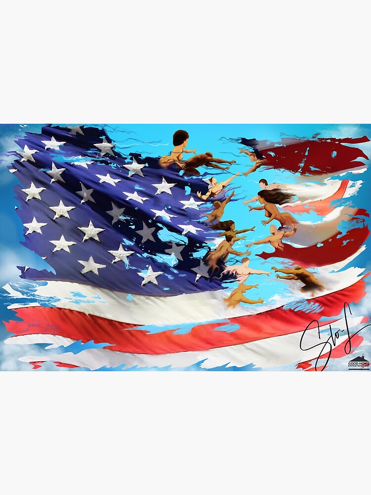 "American Unity Flag " Poster for Sale by Slo-L | Redbubble