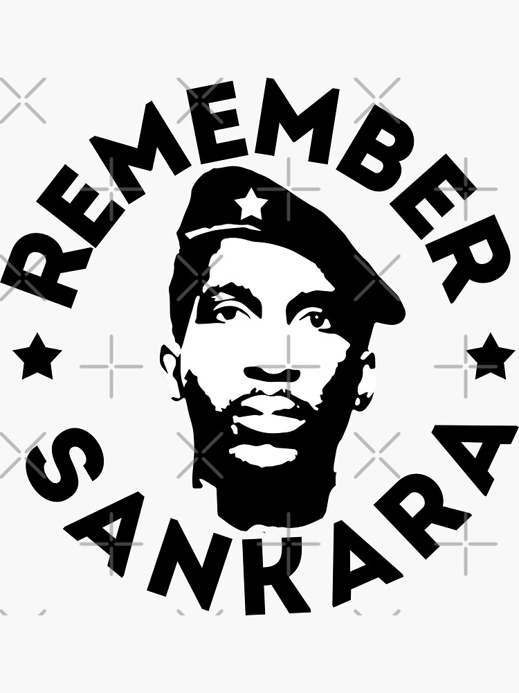 "Remember Sankara" Sticker for Sale by Nkioi | Redbubble