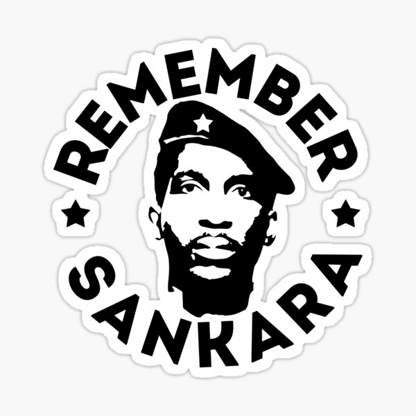 "Remember Sankara" Sticker for Sale by Nkioi | Redbubble
