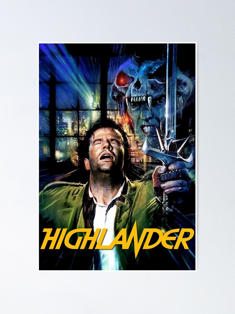 "Highlander Original Poster Artwork (1985)" Poster for Sale by ...