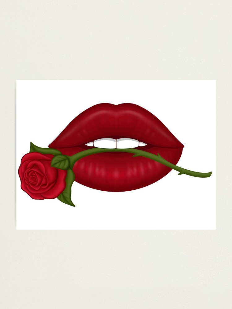 "Rose lips" Photographic Print for Sale by Ivetastic | Redbubble