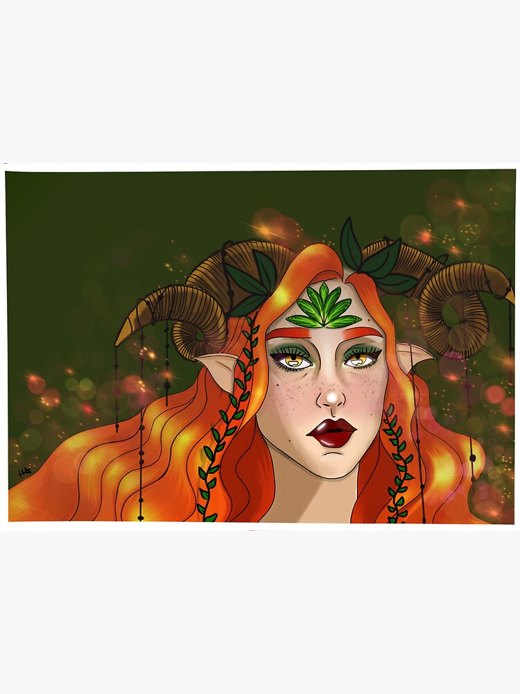 "Forrest faun " Sticker for Sale by Coven-Of-Art | Redbubble