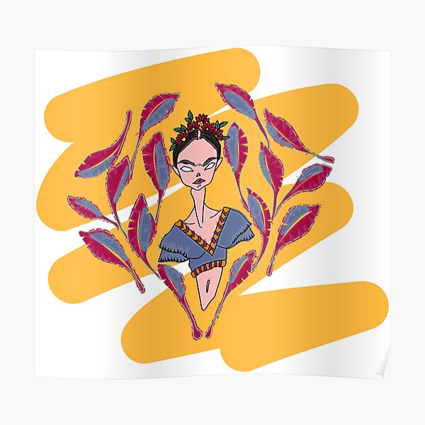 " Frida kahlo cute " Poster by Aishwarya1995 | Redbubble