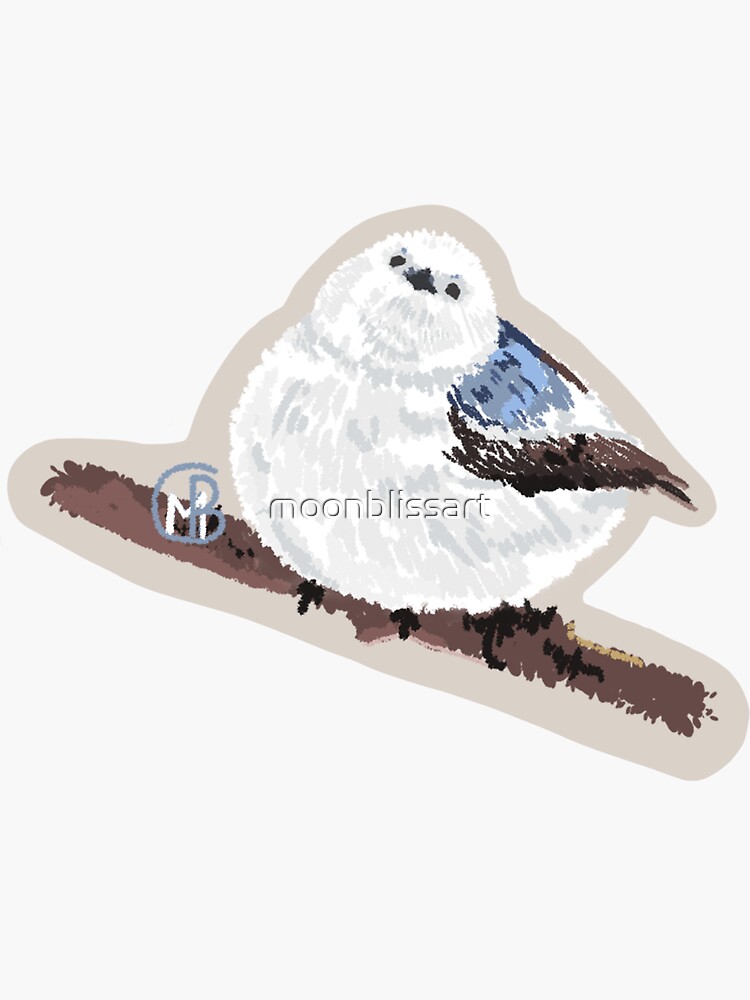 "Snowbird" Sticker by moonblissart | Redbubble