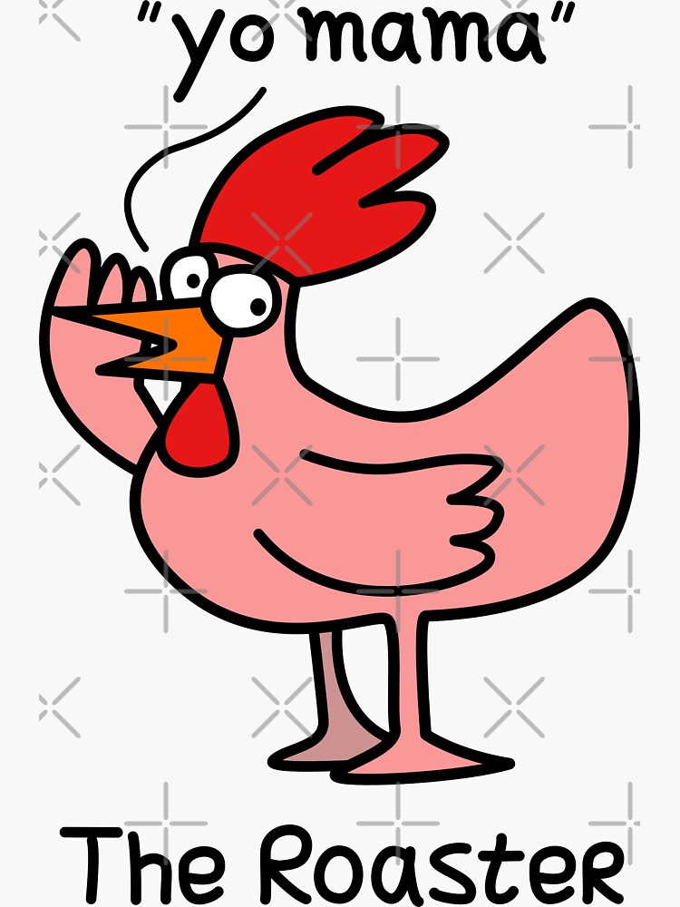 "The Roaster Funny Design" Sticker for Sale by StokkieReef | Redbubble