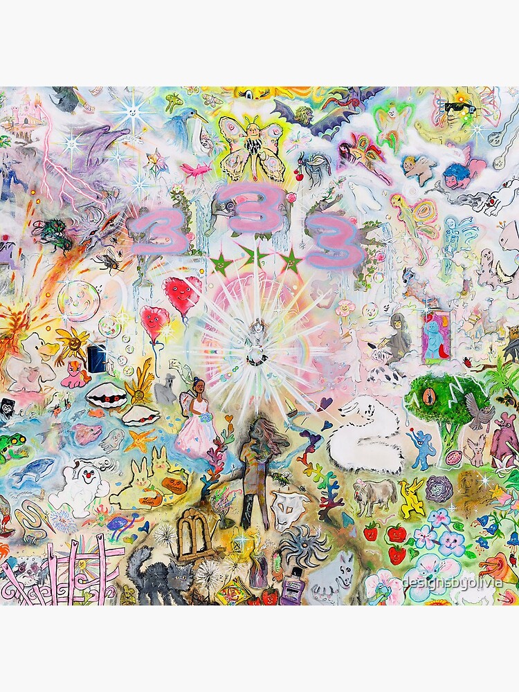 "Bladee - 333 Drain Gang Album Cover" Pillow for Sale by ...