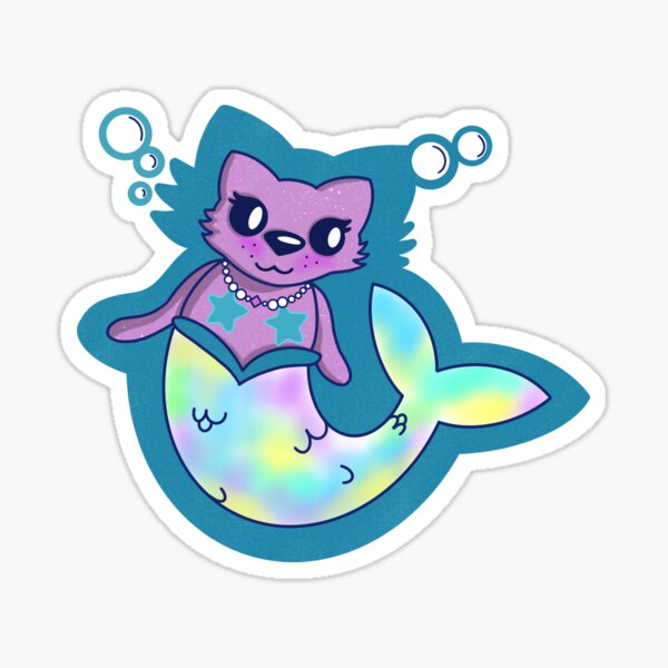 "Mitzy The Mermaid" Sticker for Sale by TokyoKatt | Redbubble