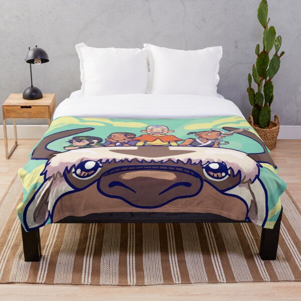 "Avatar and Appa" Throw Blanket for Sale by LiaRic | Redbubble
