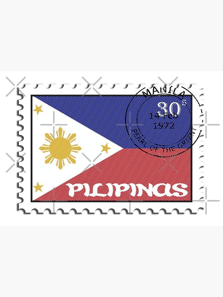 "Philippines Stamp" Poster for Sale by kayve | Redbubble