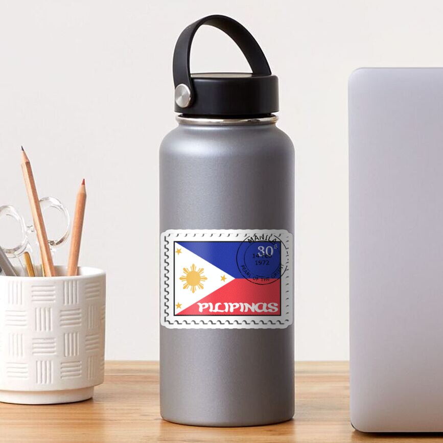 "Philippines Stamp" Sticker for Sale by kayve | Redbubble