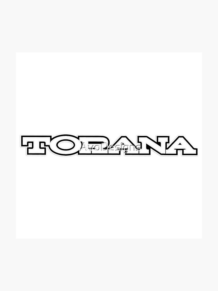 "TORANA " Sticker by AvoDesigns | Redbubble