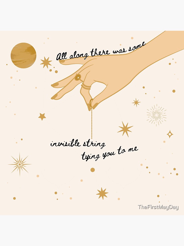 "invisible string folklore Taylor Swift" Metal Print for Sale by ...