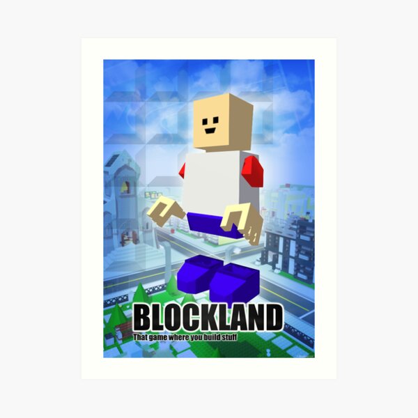 "Blockland Poster" Art Print for Sale by LeetZero | Redbubble
