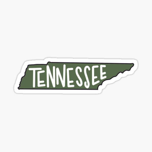 "Tennessee" Sticker for Sale by EmilyGreenBean | Redbubble