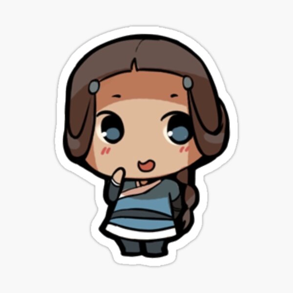 "Katara Sticker" Sticker for Sale by Purplecube | Redbubble