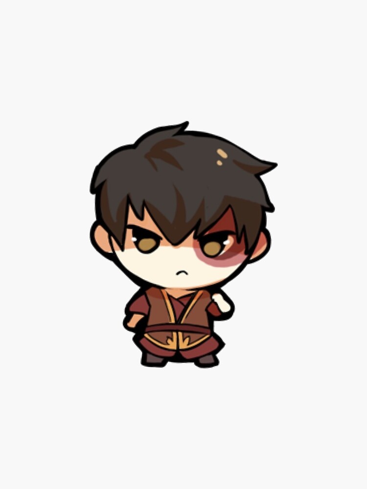 "Zuko Sticker" Sticker for Sale by Purplecube | Redbubble