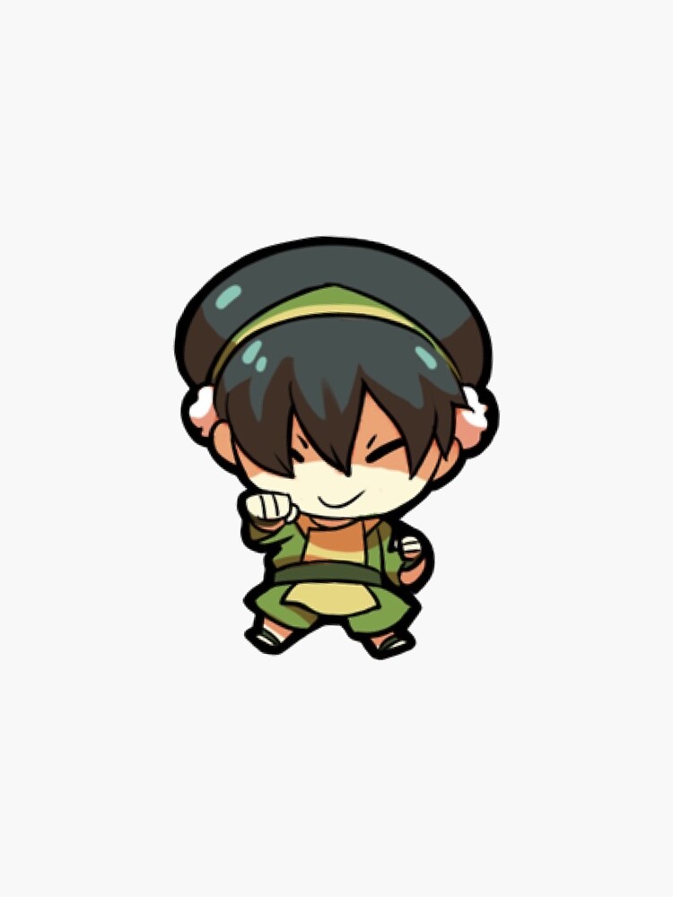 "Toph Sticker" Sticker for Sale by Purplecube | Redbubble