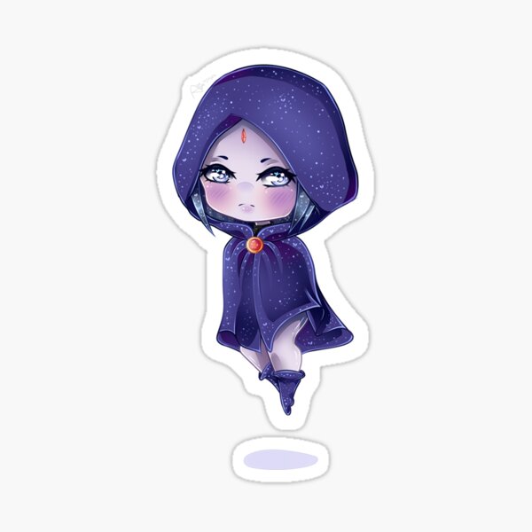 "cute raven" Sticker for Sale by hiba-bekkour | Redbubble