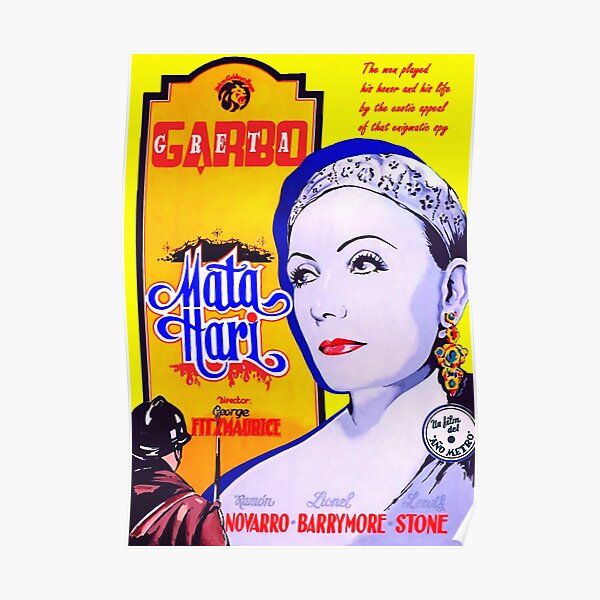 "Poster of Mata Hari" Poster by artcinemagaller | Redbubble