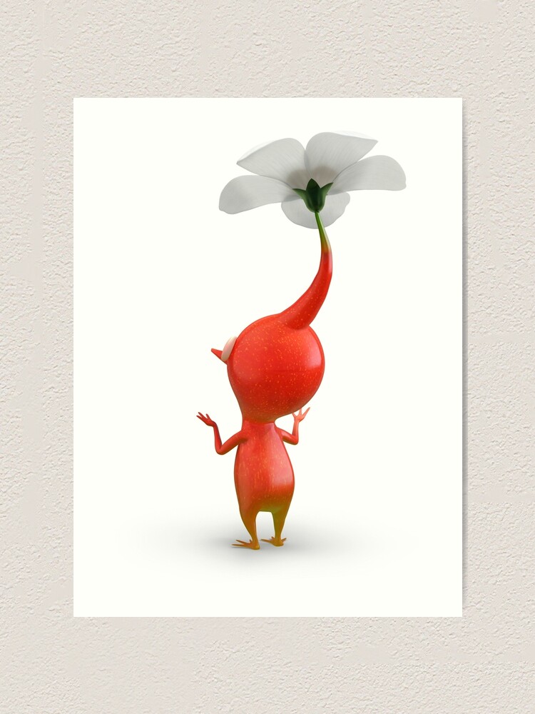 "The Red Pikmin!" Art Print by Elisa88 | Redbubble