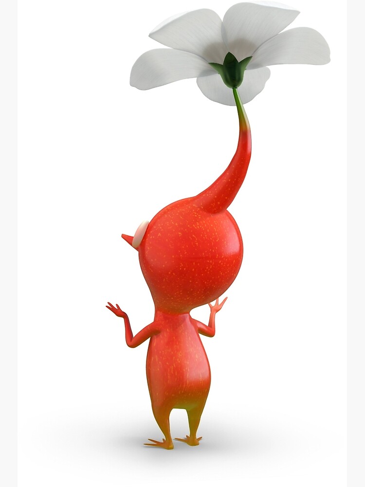 "The Red Pikmin!" Art Print by Elisa88 | Redbubble