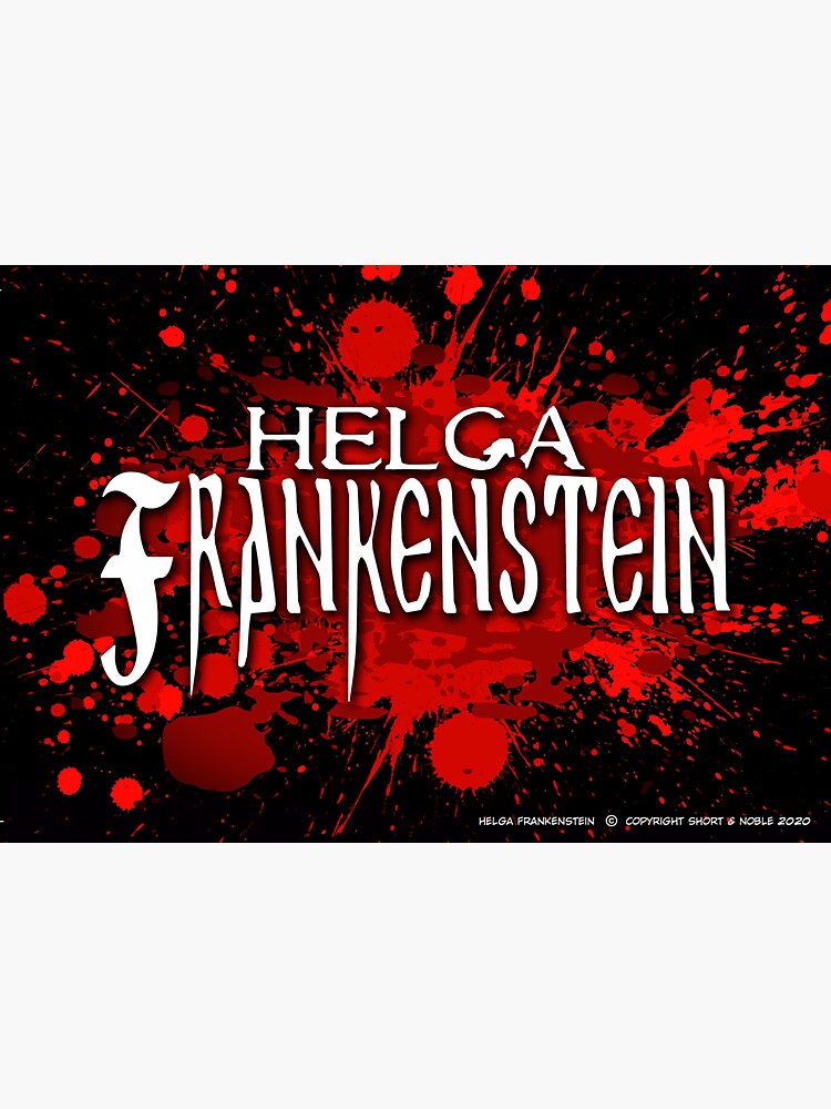 "Helga Frankenstein Logo" Sticker for Sale by johnashort | Redbubble