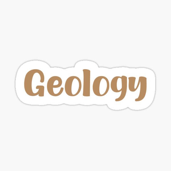 "Geology" Sticker by JoanaCSerrao | Redbubble