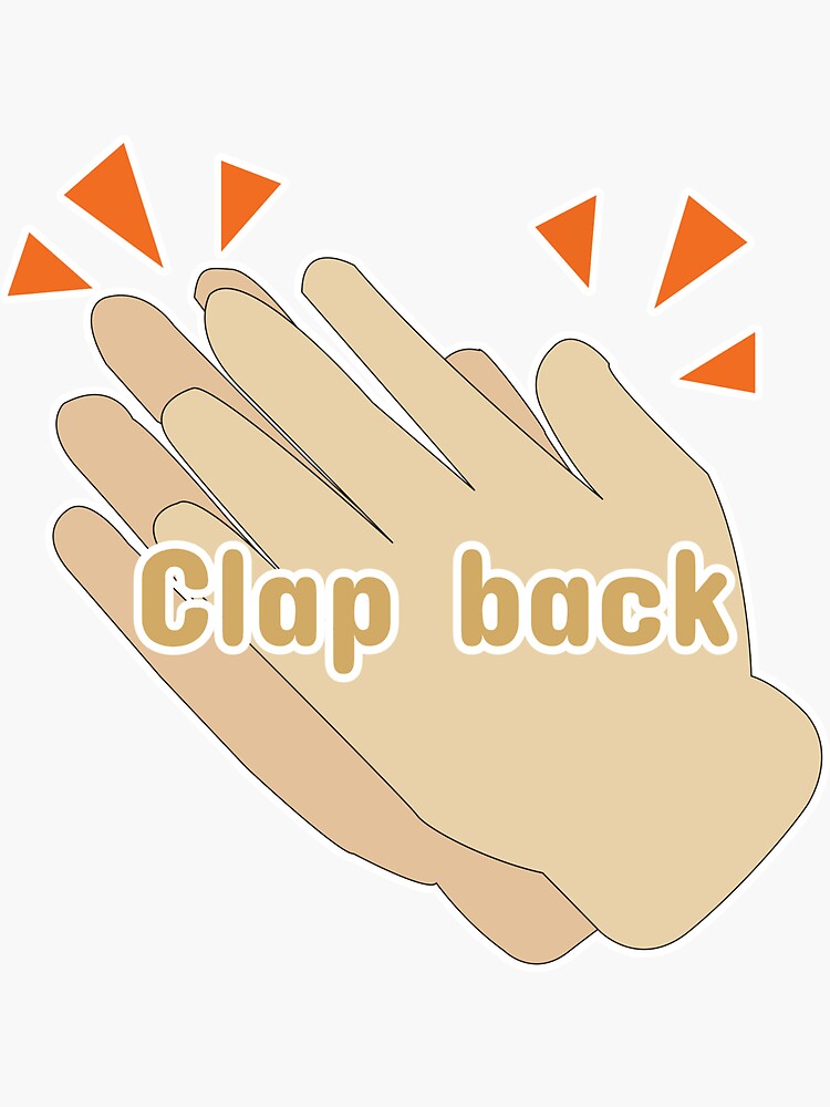 "Clap back sticker | AS5 | Rupaul's Drag Race" Sticker for Sale by ...