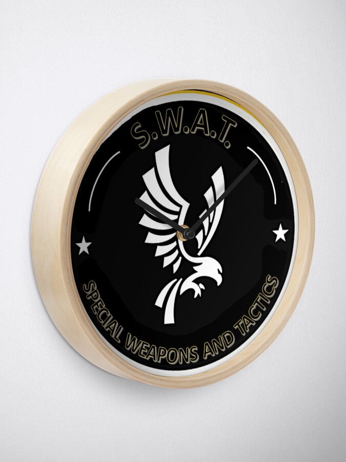 "SWAT" Clock for Sale by coffeecountyjim | Redbubble
