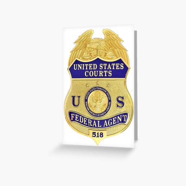 "USPO WDNC Probation Badge" Greeting Card by USPO | Redbubble